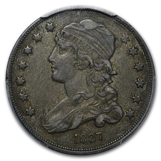 Buy 1837 Capped Bust Quarter AU-50 PCGS | APMEX