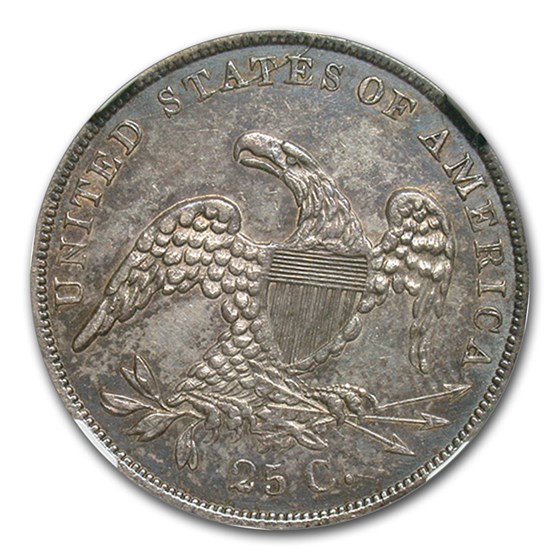 Buy 1837 Capped Bust Quarter AU-58 NGC | APMEX