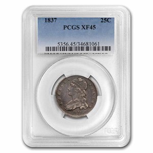 Buy 1837 Capped Bust Quarter XF-45 PCGS | APMEX
