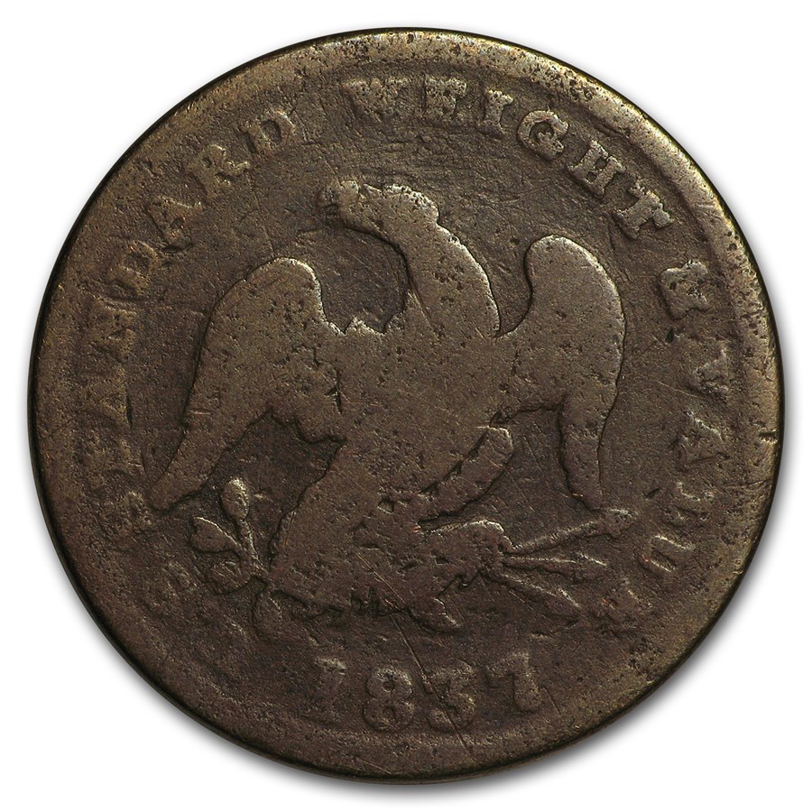 Buy 1837 Copper Hard Times Token "1/2 Cent of Pure Copper" | APMEX