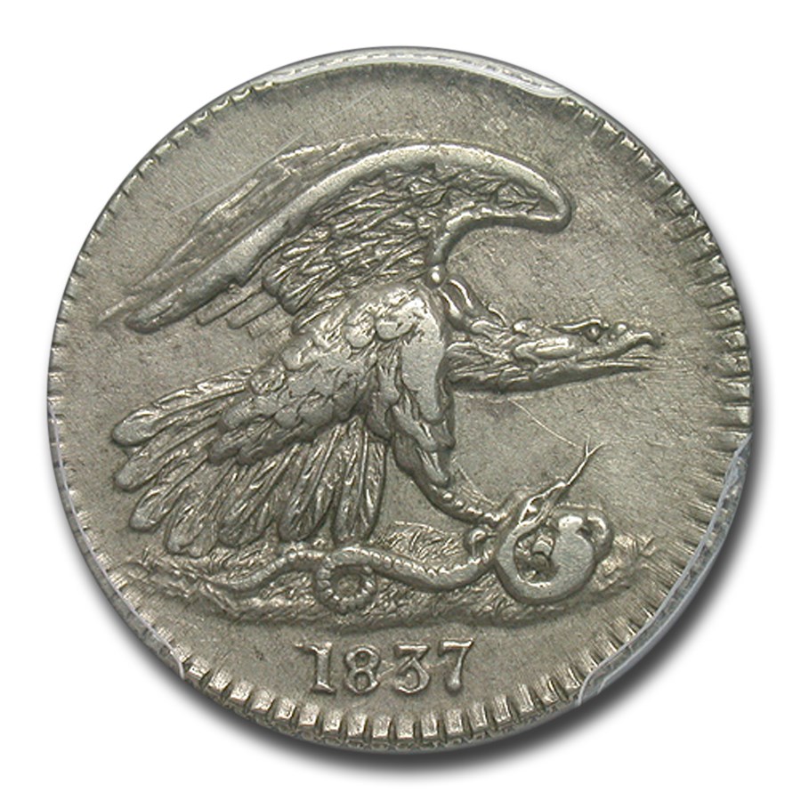 Buy 1837 Feuchtwanger One Cent Hard Times Token AU-55 PCGS | APMEX