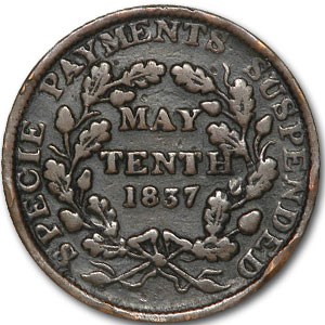 Buy 1837 Hard Times Token Shin Plasters VF HT-67 | APMEX