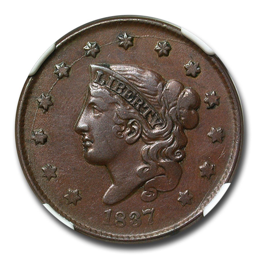 Buy 1837 Large Cent AU-50 NGC | APMEX