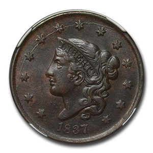 Buy 1837 Large Cent AU-58 NGC | APMEX