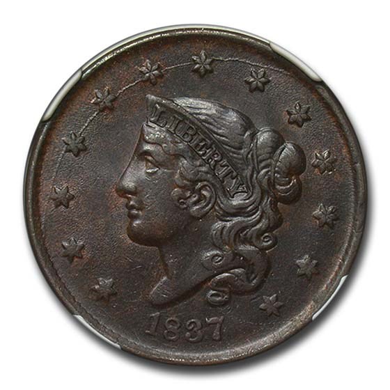Buy 1837 Large Cent AU-58 NGC | APMEX