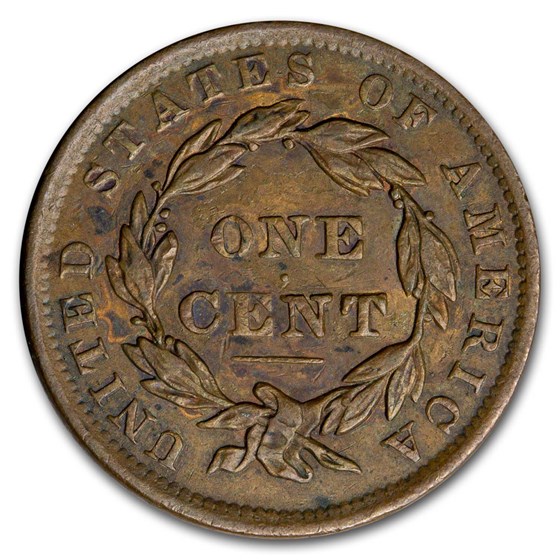 Buy 1837 Large Cent Plain Cord, Sm Letters XF | APMEX