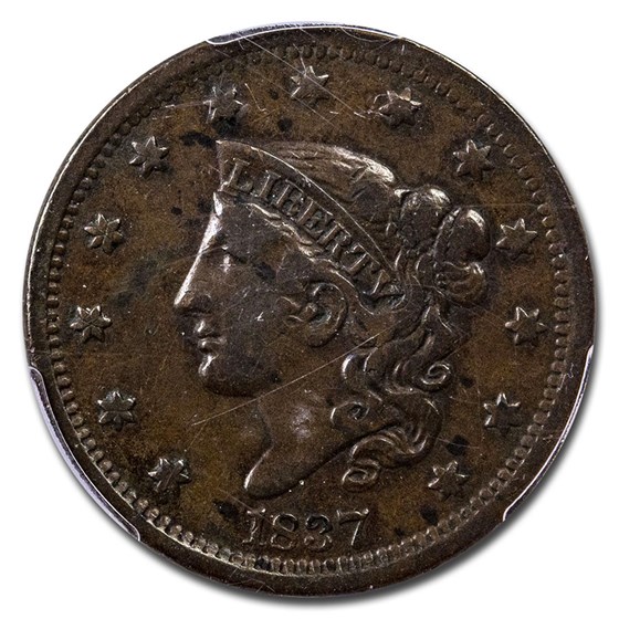 Buy 1837 Large Cent VF-30 PCGS (Head of 1838) | APMEX