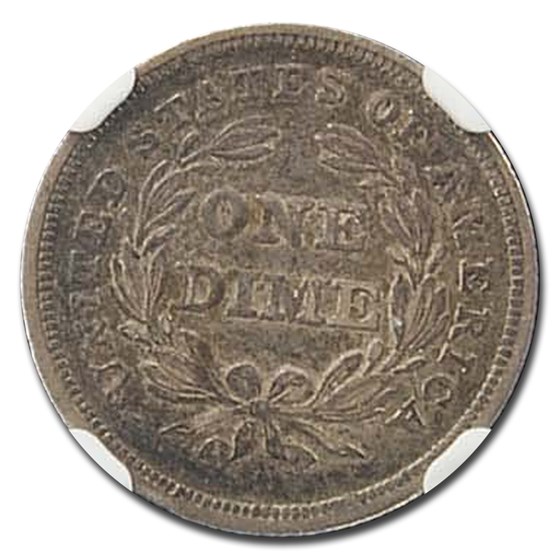 Buy 1837 Liberty Seated Dime AU-53 NGC | APMEX