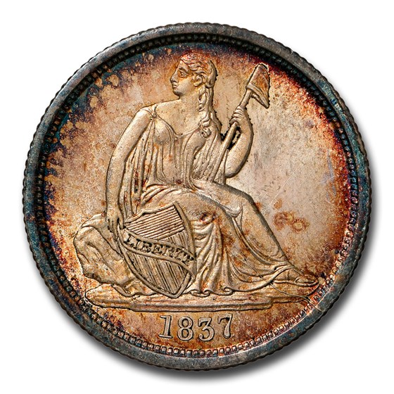 Buy 1837 Liberty Seated Dime MS-66+ NGC (Small Date) | APMEX