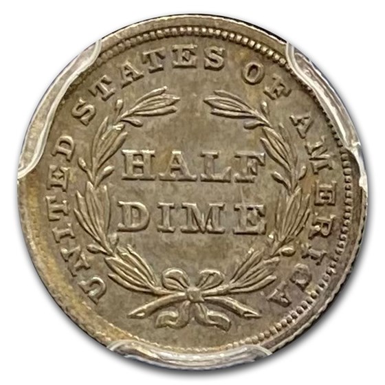 Buy 1837 Liberty Seated Half Dime MS-62 PCGS (No Stars, Large Date) | APMEX