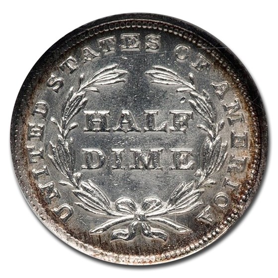 1837 Liberty Seated Half Dime MS-63 NGC