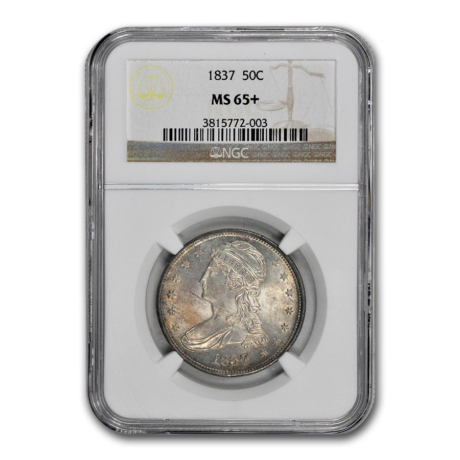 Buy 1837 Reeded Edge Half Dollar MS-65+ NGC | APMEX
