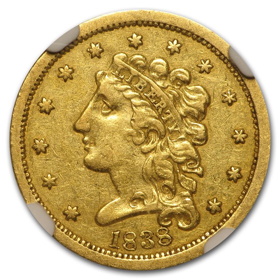 Buy 1838 $2.50 Gold Classic Head VF-35 NGC | APMEX
