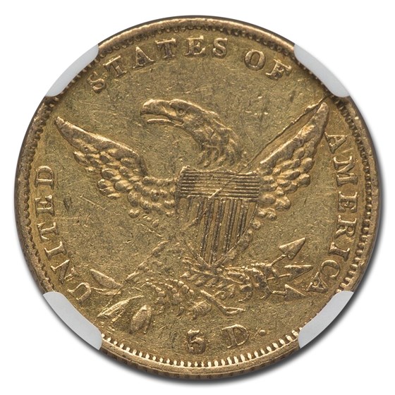 Buy 1838-C $5 Classic Head Half Eagle AU-53 NGC | APMEX