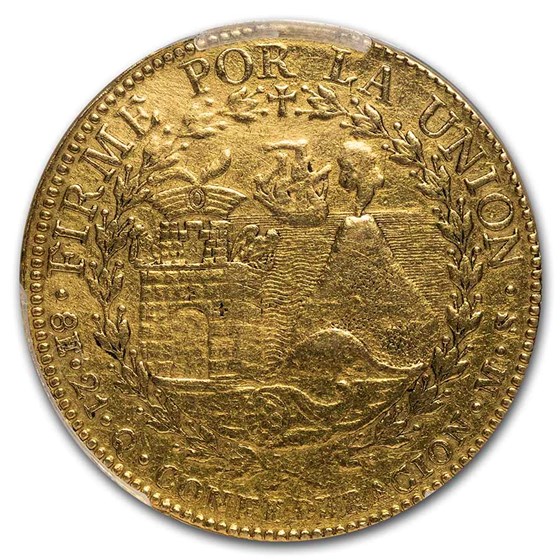Buy 1838-C MS South Peru Gold 8 Escudos AU-Details PCGS | APMEX