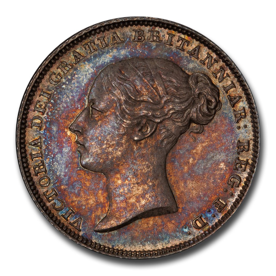 Buy 1838 Great Britain Silver Sixpence Victoria MS-64 PCGS | APMEX