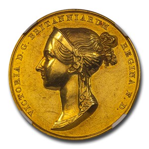 Buy 1838 Great Britain Victoria Gold Coronation Medal MS-60 NGC | APMEX