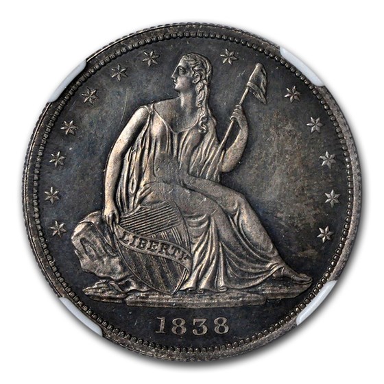 Buy 1838 Liberty Seated Half Dollar Pattern PF-64 NGC (J-80,Restrike) | APMEX