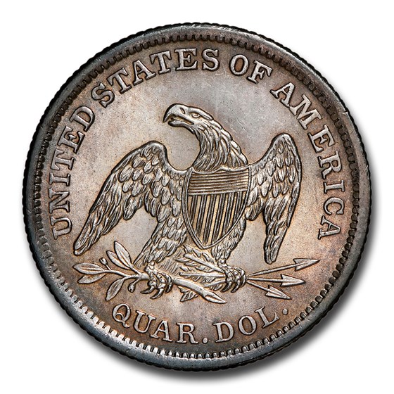 Buy 1838 Liberty Seated Quarter MS-65 NGC | APMEX