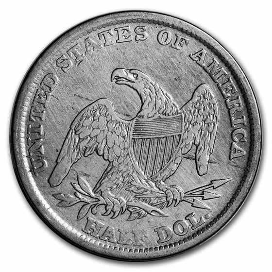 Buy 1838 Reeded Edge Half Dollar VF (Details) | APMEX