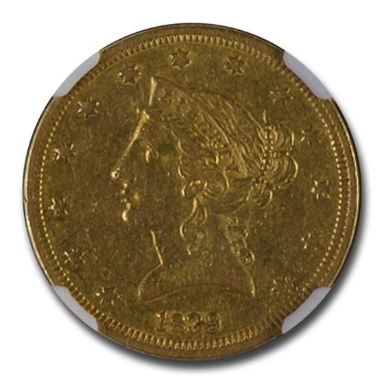 Buy 1839 $5 Liberty Gold Half Eagle XF-45 NGC | APMEX