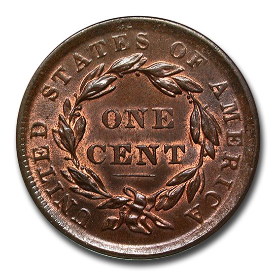 Buy 1839 Large Cent MS-66 NGC (Silly Head, Brown) | APMEX