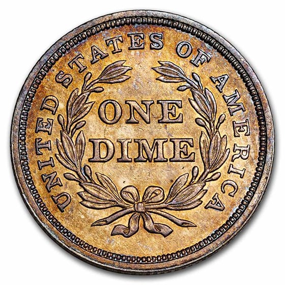 Buy 1839 Liberty Seated Dime AU | APMEX