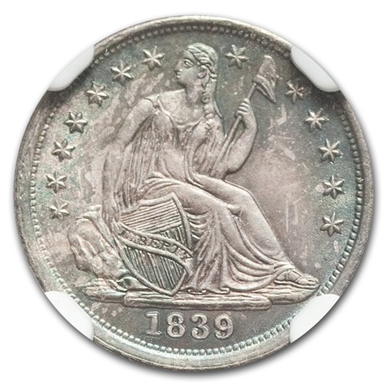 Buy 1839 Liberty Seated Half Dime MS-66 NGC | APMEX