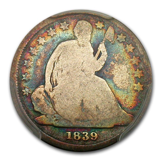 Buy 1839-O Liberty Seated Dime AG-3 PCGS (No Drapery) | APMEX