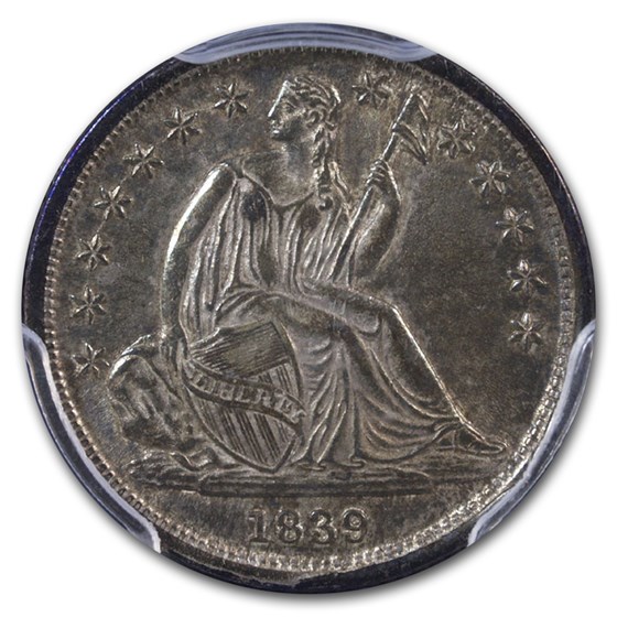 Buy 1839-O Liberty Seated Dime MS-63 PCGS (No Drapery) | APMEX