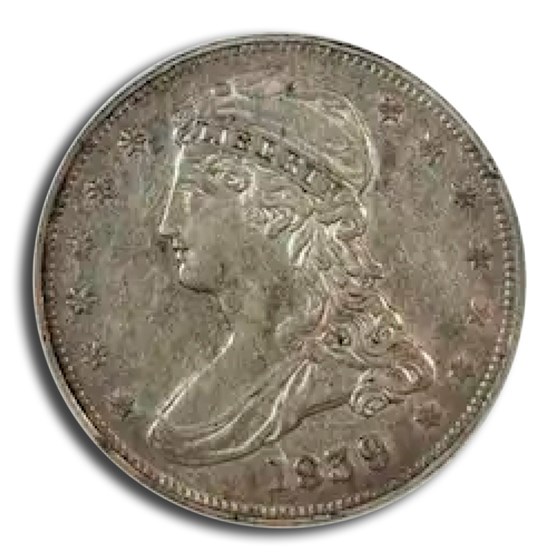 Buy 1839 Reeded Edge Half Dollar AU-55 NGC | APMEX