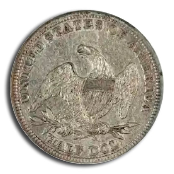 Buy 1839 Reeded Edge Half Dollar AU-55 NGC | APMEX