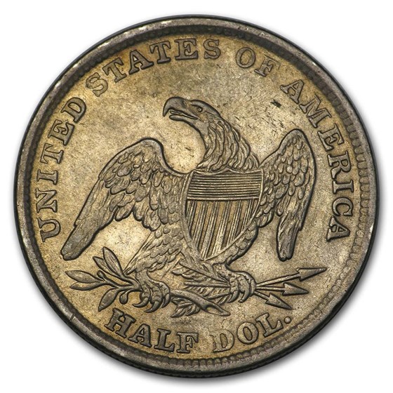 Buy 1839 Reeded Edge Half Dollar AU (Details) | APMEX