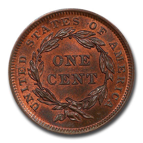 Buy 1840 Large Cent MS-65 PCGS CAC (Large Date, Red/Brown) | APMEX