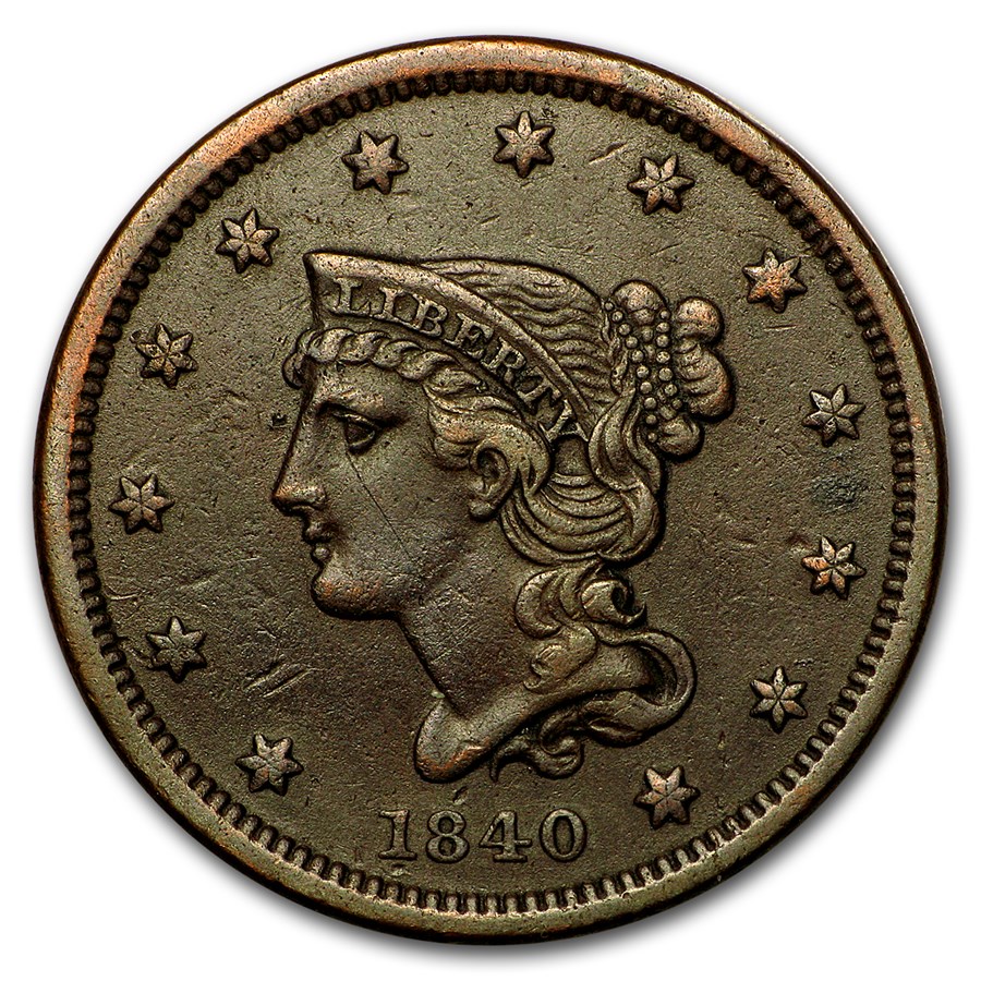 Buy 1840 Large Cent Sm Date XF | APMEX