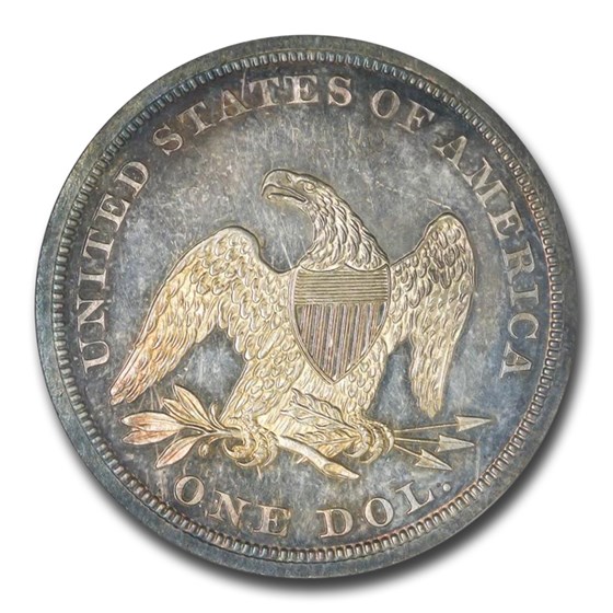 Buy 1840 Liberty Seated Dollar PF-63 NGC | APMEX