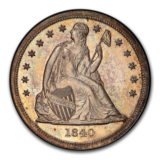 Buy 1840 Liberty Seated Dollar PR-65 PCGS | APMEX