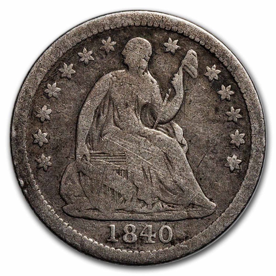 Buy 1840 Liberty Seated Half Dime w/Drapery Good | APMEX
