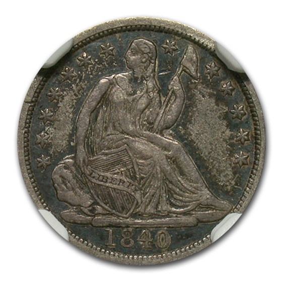 Buy 1840 Liberty Seated Half Dime XF-45 NGC (No Drapery) | APMEX