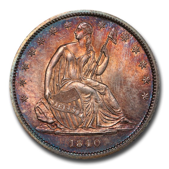 Buy 1840 Liberty Seated Half Dollar MS-65 PCGS (Reverse of 1839) | APMEX