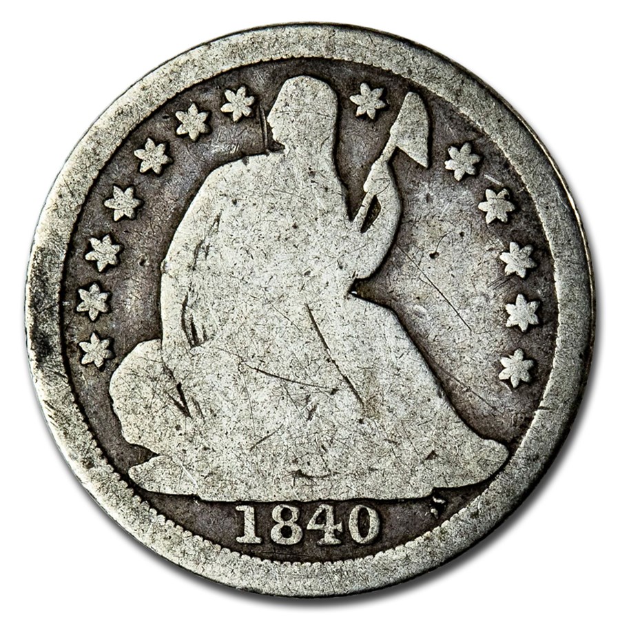 Buy 1840-O Liberty Seated Half Dime No Drapery Good | APMEX