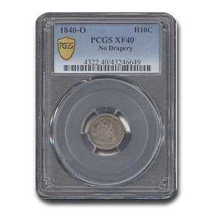 Buy 1840-O Liberty Seated Half Dime XF-40 PCGS (No Drapery) | APMEX