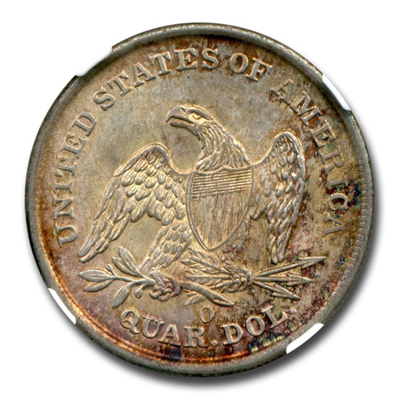 Buy 1840-O Liberty Seated Quarter MS-64 NGC (No Drapery) | APMEX