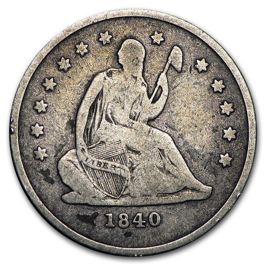 Buy 1840-O Liberty Seated Quarter No Drapery VG | APMEX