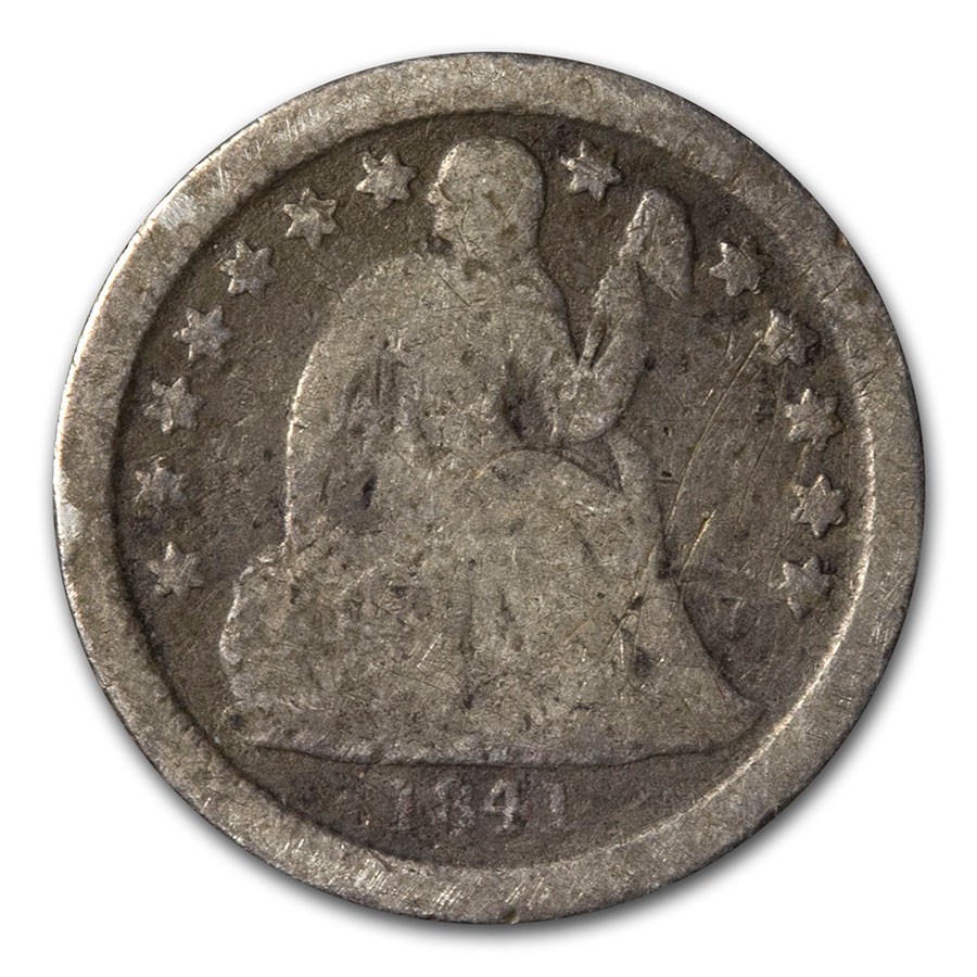 Buy 1841 Liberty Seated Dime AG | APMEX