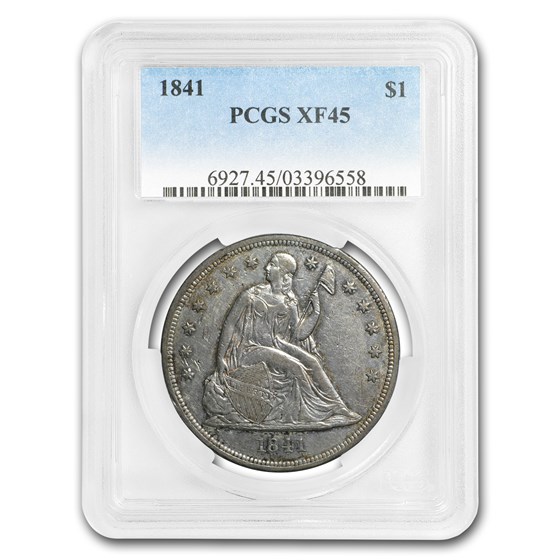 Buy 1841 Liberty Seated Dollar XF-45 PCGS | APMEX
