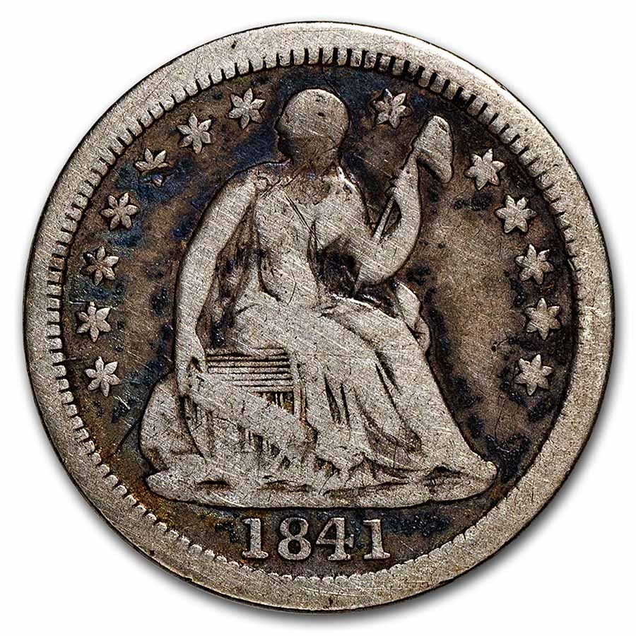 Buy 1841-O Liberty Seated Half Dime VG | APMEX