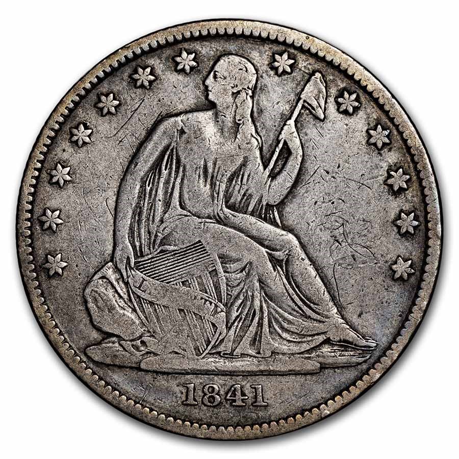 Buy 1841-O Liberty Seated Half Dollar Fine | APMEX