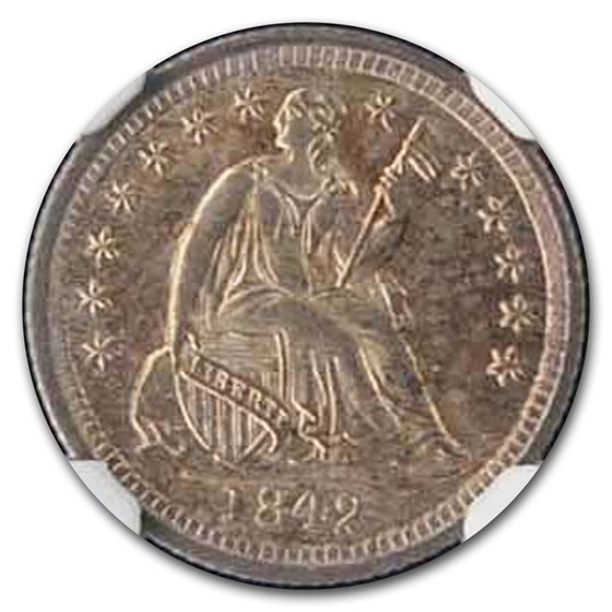 Buy 1842 Liberty Seated Half Dime MS-66 NGC | APMEX