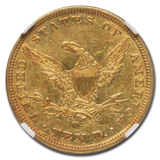 Buy 1842-O $10 Liberty Gold Eagle AU-55 NGC | APMEX